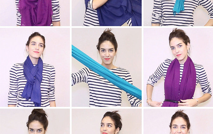 5 amazing ways you can drape your scarf a flaunt a new look - Latest ...